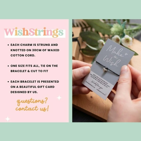 WishStrings ‘Be a Flamingo’ Wish Bracelet | Cute | Rackhams