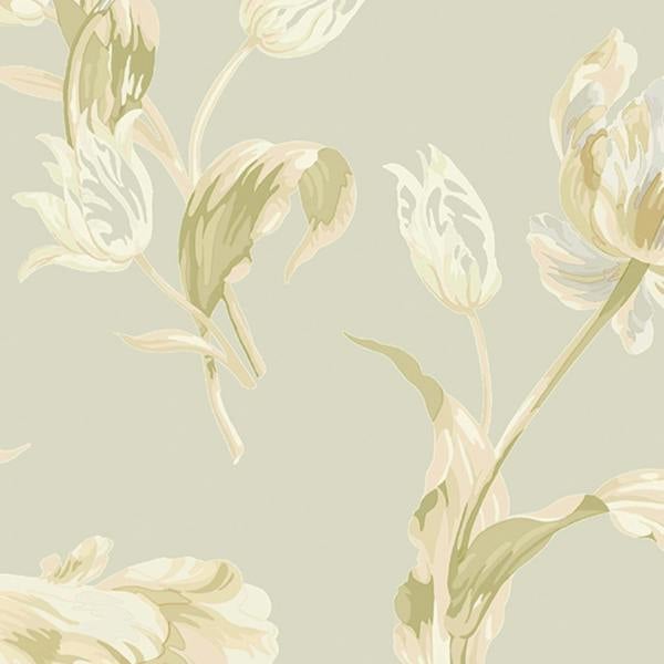 Laura Ashley Gosford Wallpaper | Sage Green | Rackhams
