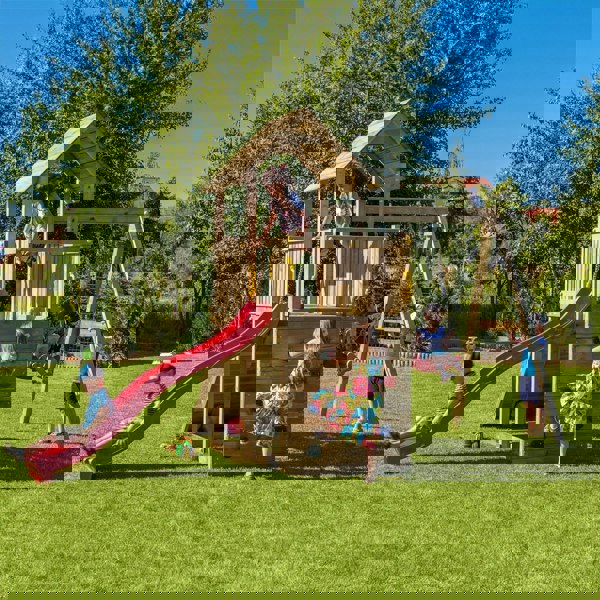 Shire Climbing frame Adventure Peaks Fortress 3 with | Rackhams