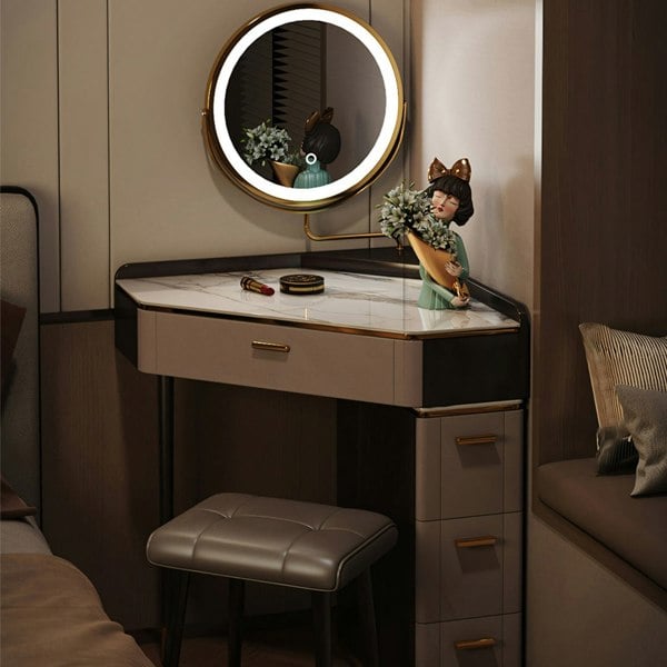 Weilai Concept Amigo Small Corner Dressing Table, | Rackhams
