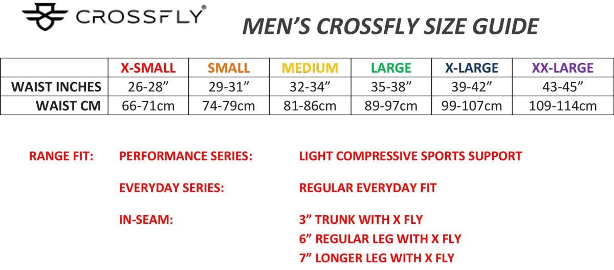 Crossfly Men's 7" Performance Pro Underwear {CF-PRO7} | Rackhams