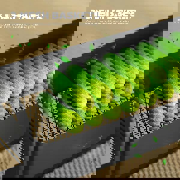 HOMCOM 3-Tier Storage Trolley, Storage Cart with Mesh | Rackhams