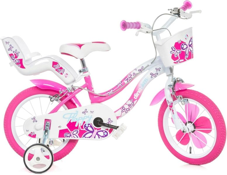 Dino Paw Patrol Kids Bike with 12" Wheels and | Rackhams