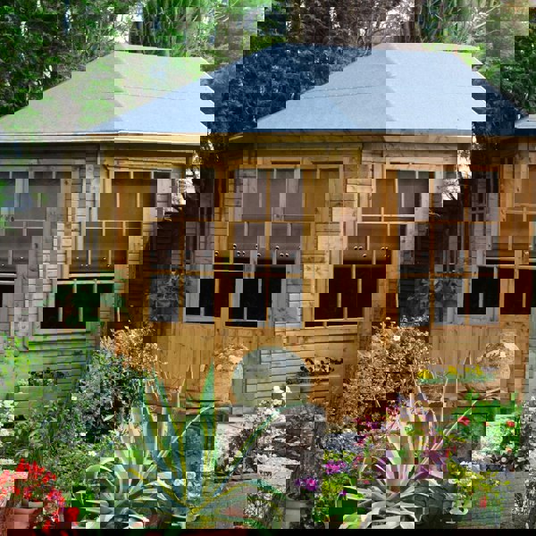 Shire Ardcastle Corner Log Cabin 28mm interlock | Rackhams