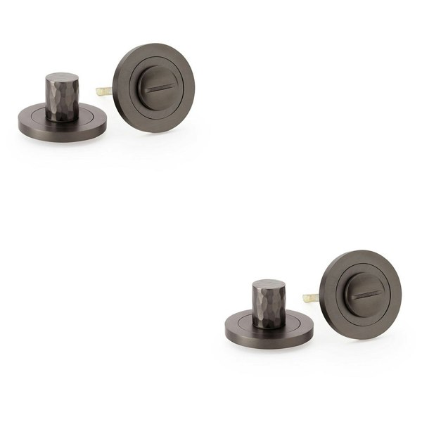 Loops 2 PACK - Modern Knurled Thumbturn & Release Lock | Rackhams
