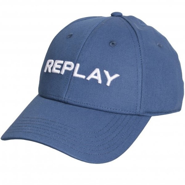 Replay Classic Logo Baseball Cap, Indigo Blue | Rackhams