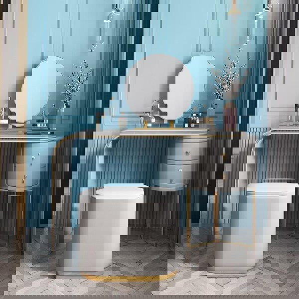 Weilai Concept Noorali Dressing Table with Mirror, | Rackhams