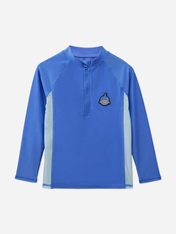 Roarsome Boys Reef The Shark Sun Protective Rash Vest | Rackhams