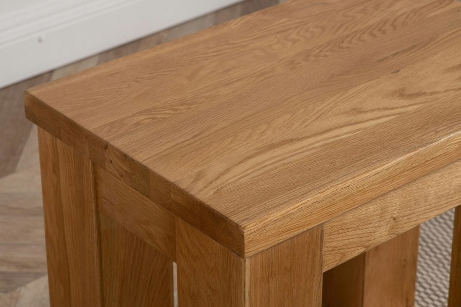 That's Furniture Dakota Solid Oak Lamp Table for | Rackhams