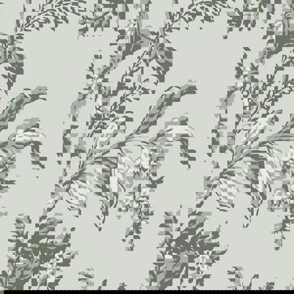 Laura Ashley Picardie Wallpaper | Sage Green | Rackhams