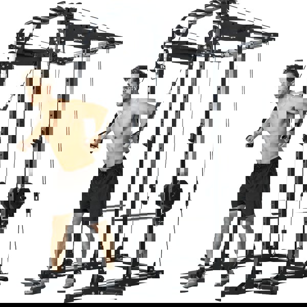 SPORTNOW Cable Crossover Machine, 300kg Multi Gym | Rackhams