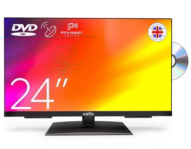 Cello C2424F 24" Full HD LED TV Built in DVD Player, | Rackhams