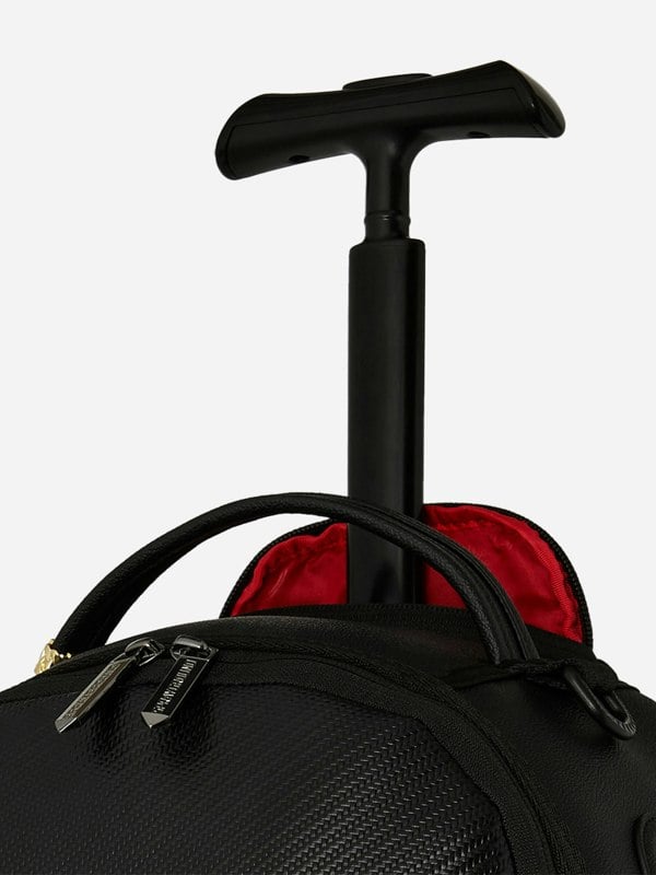 Sprayground Kids Carbon Fibre DLX Backpack in Black | Rackhams