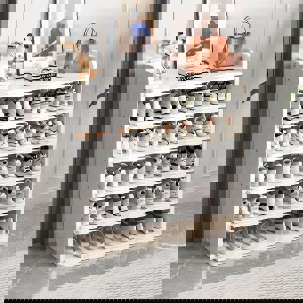 Living and Home 6-Tier Shoe Rack Shoe Cabinet for | Rackhams