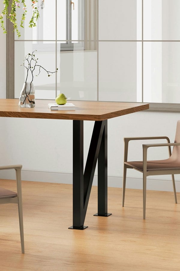Living and Home Industrial Set of 2 Table Legs DIY | Rackhams