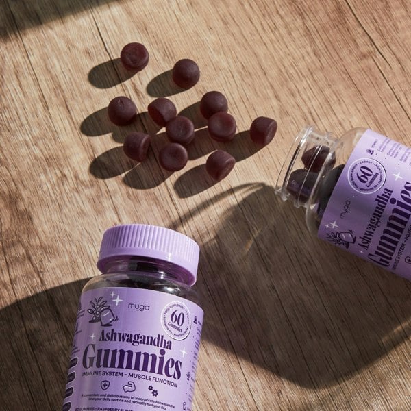 Myga Ashwagandha Gummies – Vegan Raspberry Wellness | Rackhams