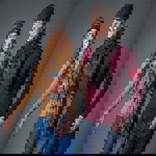 Heritage Traditions Pure Wool Box Check Scarf | Rackhams