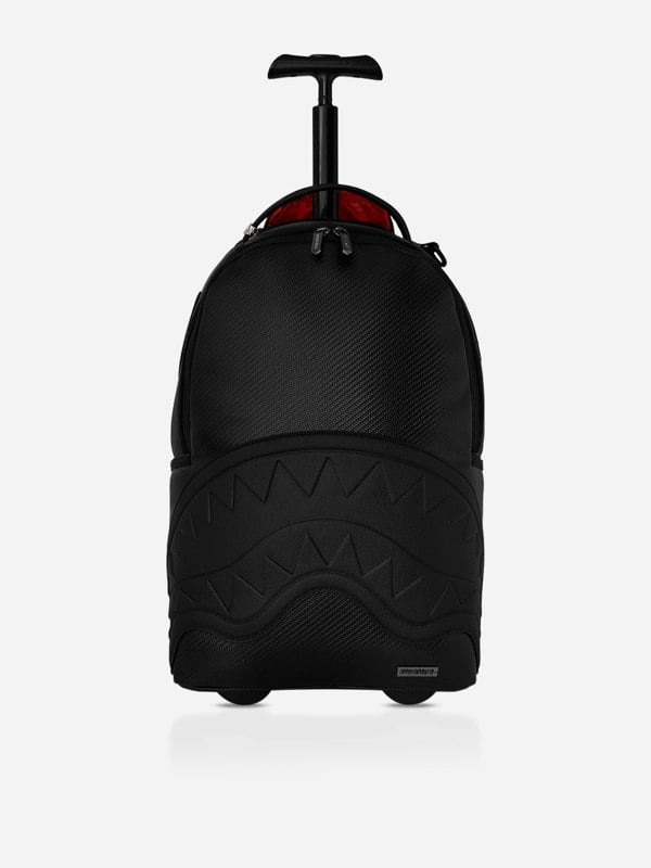 Sprayground Kids Carbon Fibre DLX Backpack in Black | Rackhams