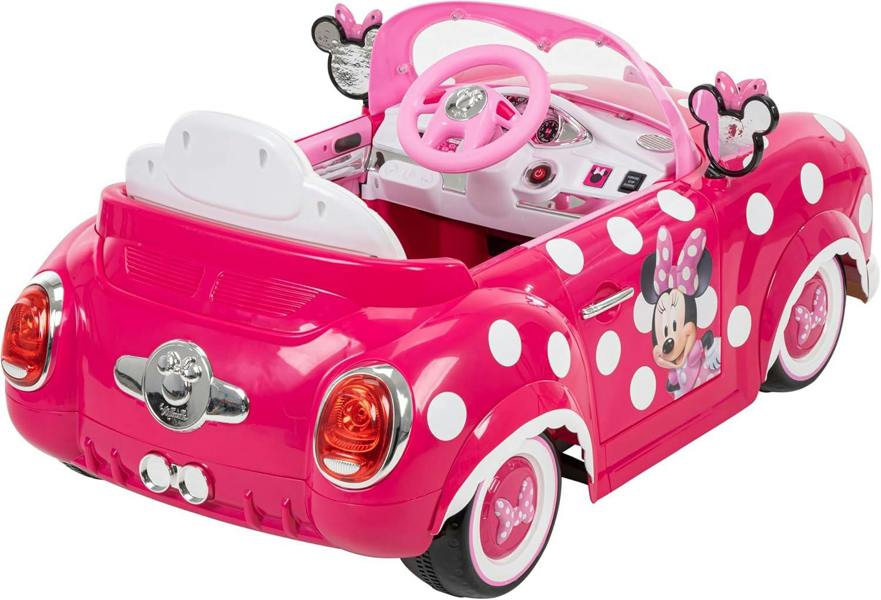 Huffy Disney Minnie Mouse Girls Electric Ride On Car - | Rackhams