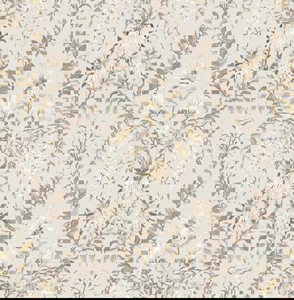 Laura Ashley Parterre Wallpaper | Soft Natural | Rackhams