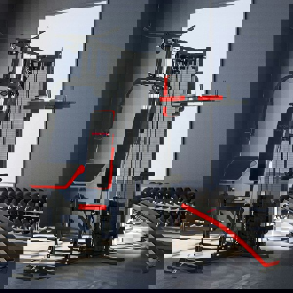 SPORTNOW Multi Gym Workout Station with Sit Up Bench, | Rackhams