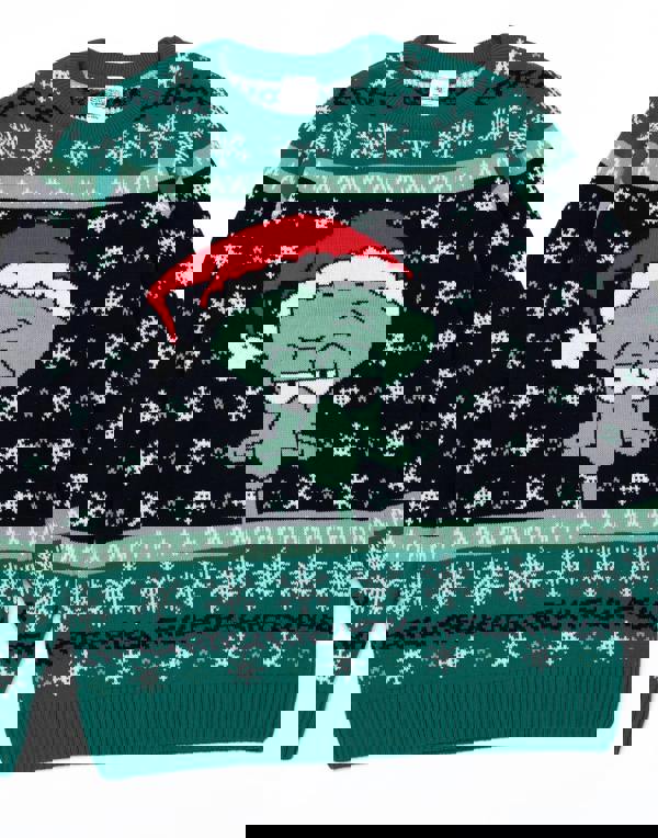 SpongeBob SquarePants Mens Green Squidward Christmas | Rackhams