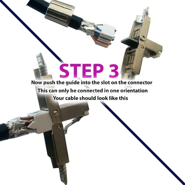 Loops 20x RJ45 CAT6a Tool less Connectors & Boot FTP | Rackhams