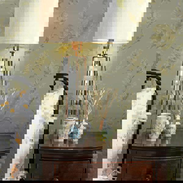 Laura Ashley Gosford Wallpaper | Sage Green | Rackhams