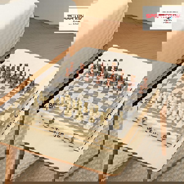 SPORTNOW 15 Inch Chess Set, Foldable Chess and | Rackhams