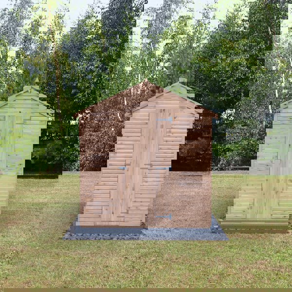 Shire 8x6 single door apex shed 12mm shiplap interlock | Rackhams