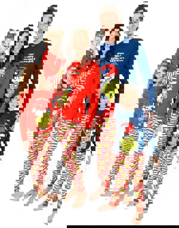 The Grinch Unisex Red Merry Grinchmas Slogan Long | Rackhams